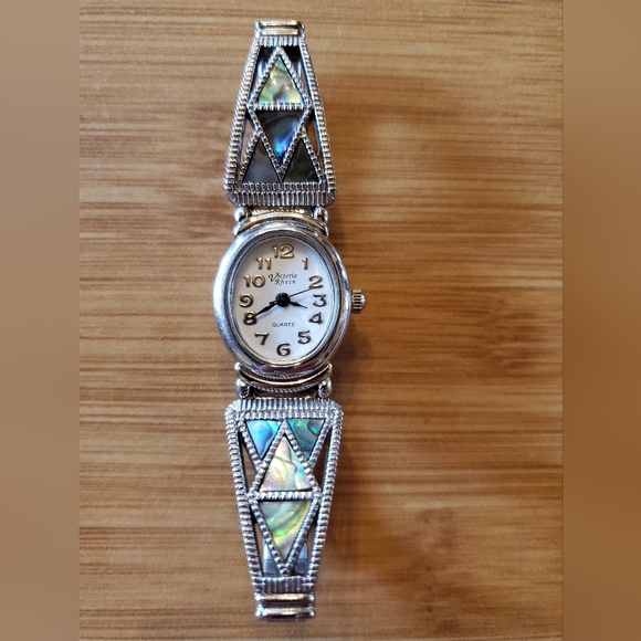 Victoria Rhein | Jewelry | Vintage Victoria Rhein Abalone Watch | Poshmark